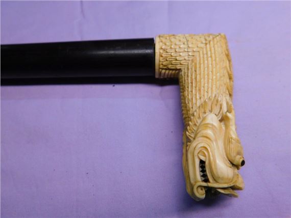 Dragon | Japanese Dragon Head Cane | MutualArt