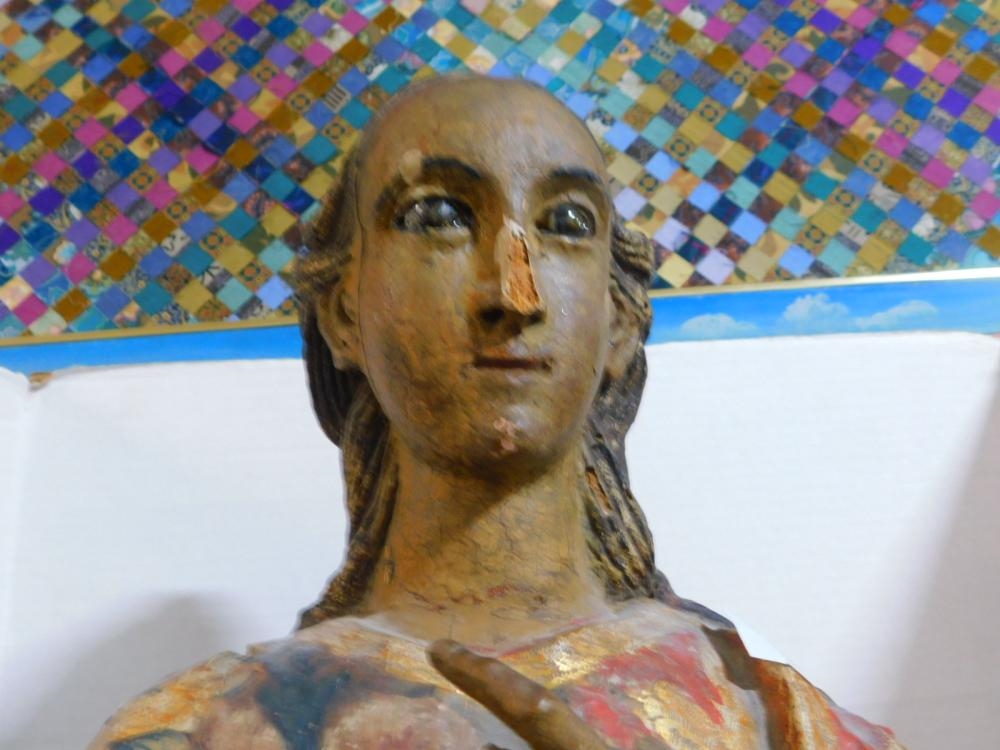 Large | Antique Large Spanish Santo Figure | MutualArt