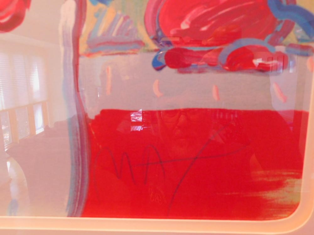Peter Max | Two Women with Hats (Circa 1988) | MutualArt