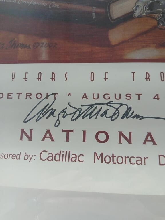 Angela Thomas | Cadillac Centennial Poster (2002) | MutualArt