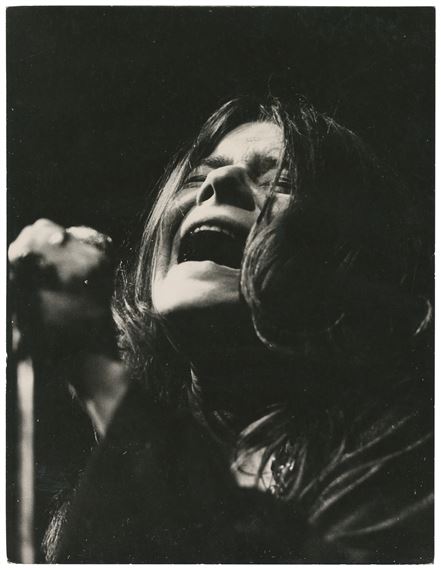 Ken Regan | Close-Up Portrait of Janis Joplin Singing (Circa 1960s ...