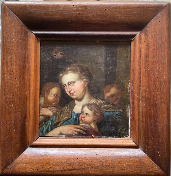 Jacob Jordaens | Portrait of the Virgin Oil on beveled panel Early ...