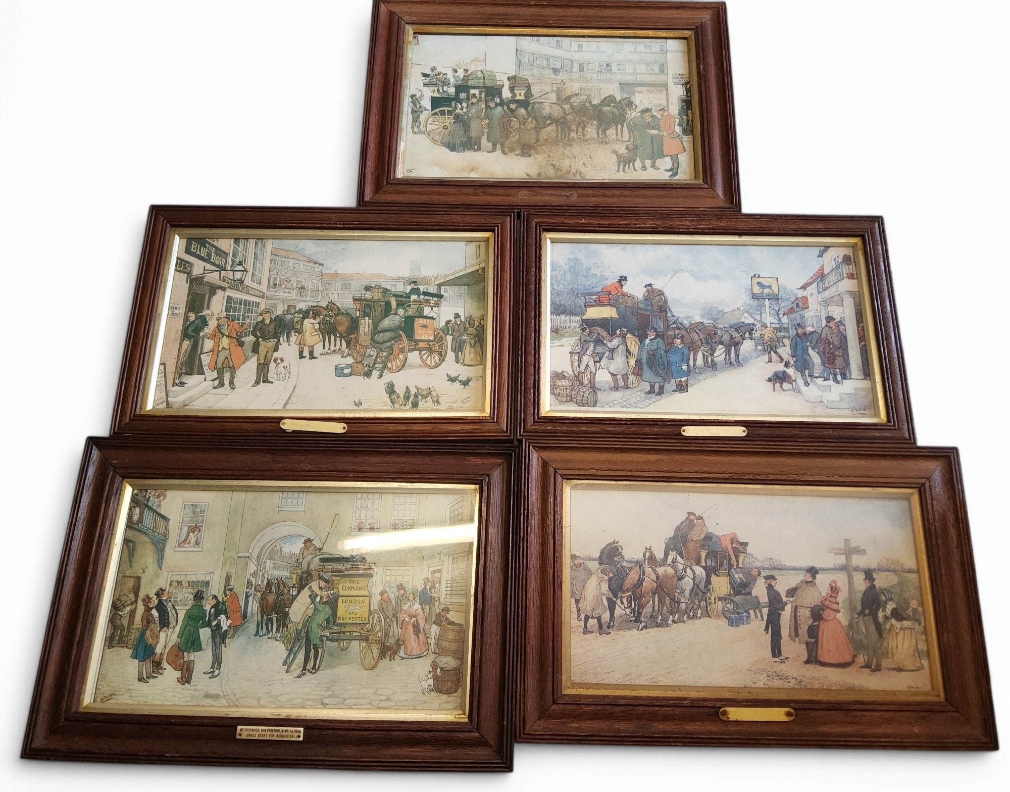 Albert Ludovici | Mr Pickwick, his Friends and Mr Alfred Jingle Start ...