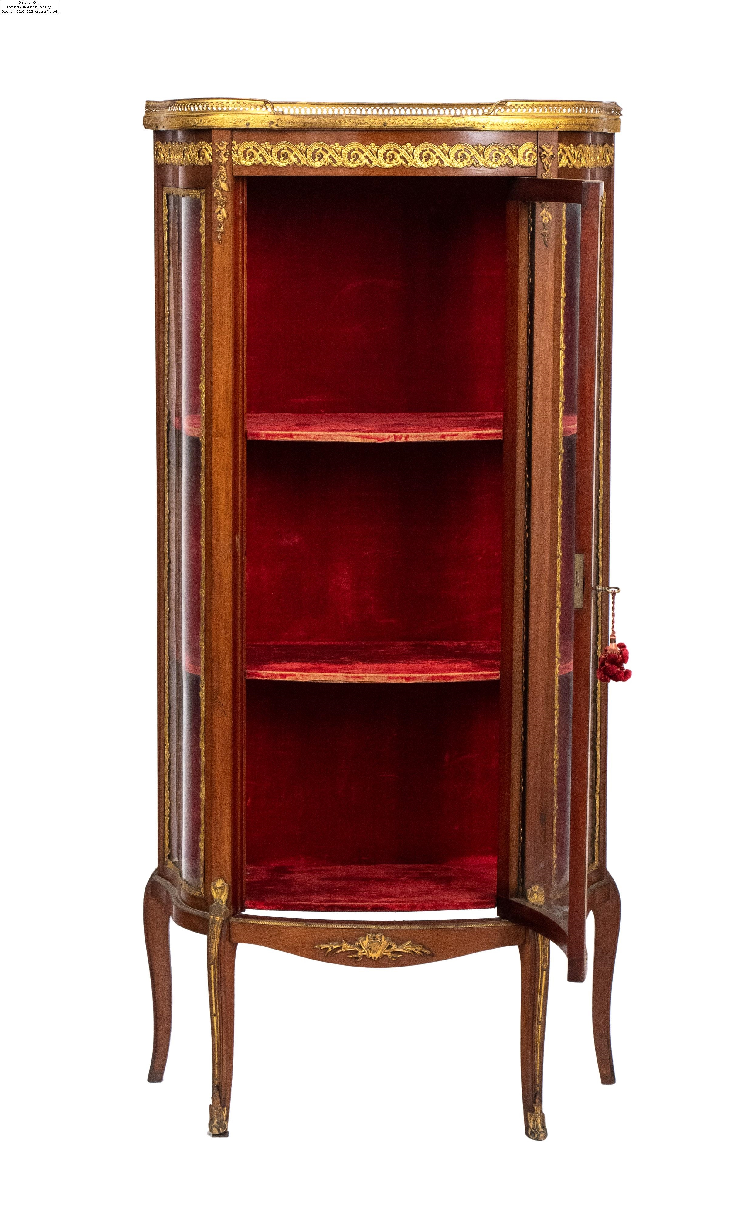 LOUIS | French showcase in Louis XV style, 18th century (18th Century ...