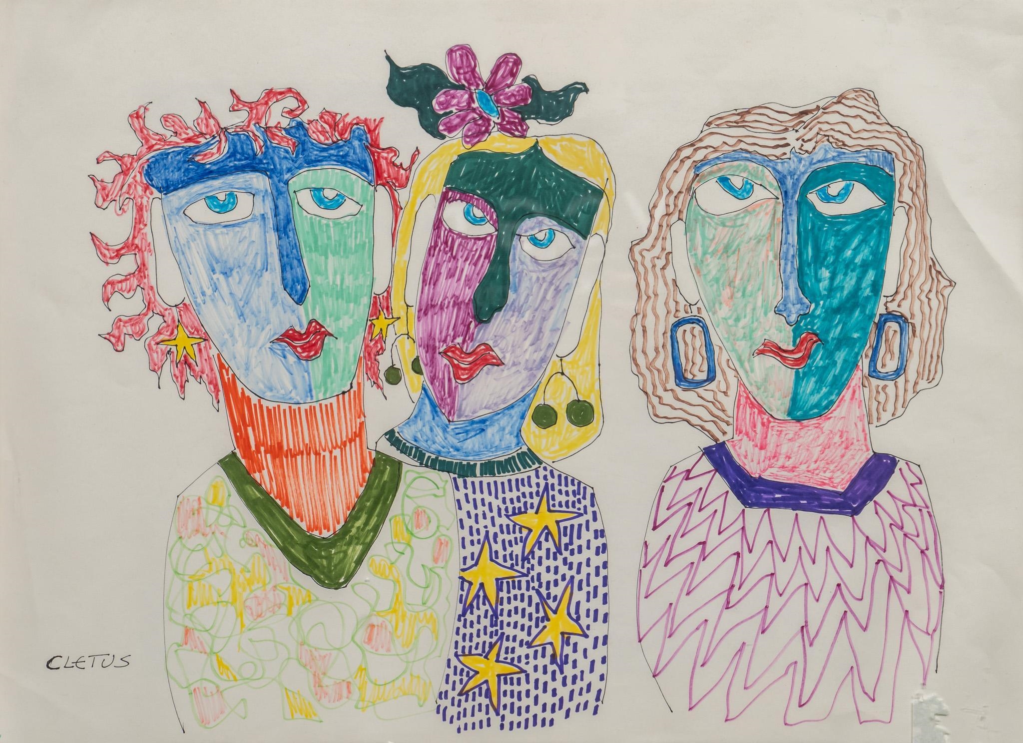 Brother Cletus Behlmann | Triple Portrait | MutualArt