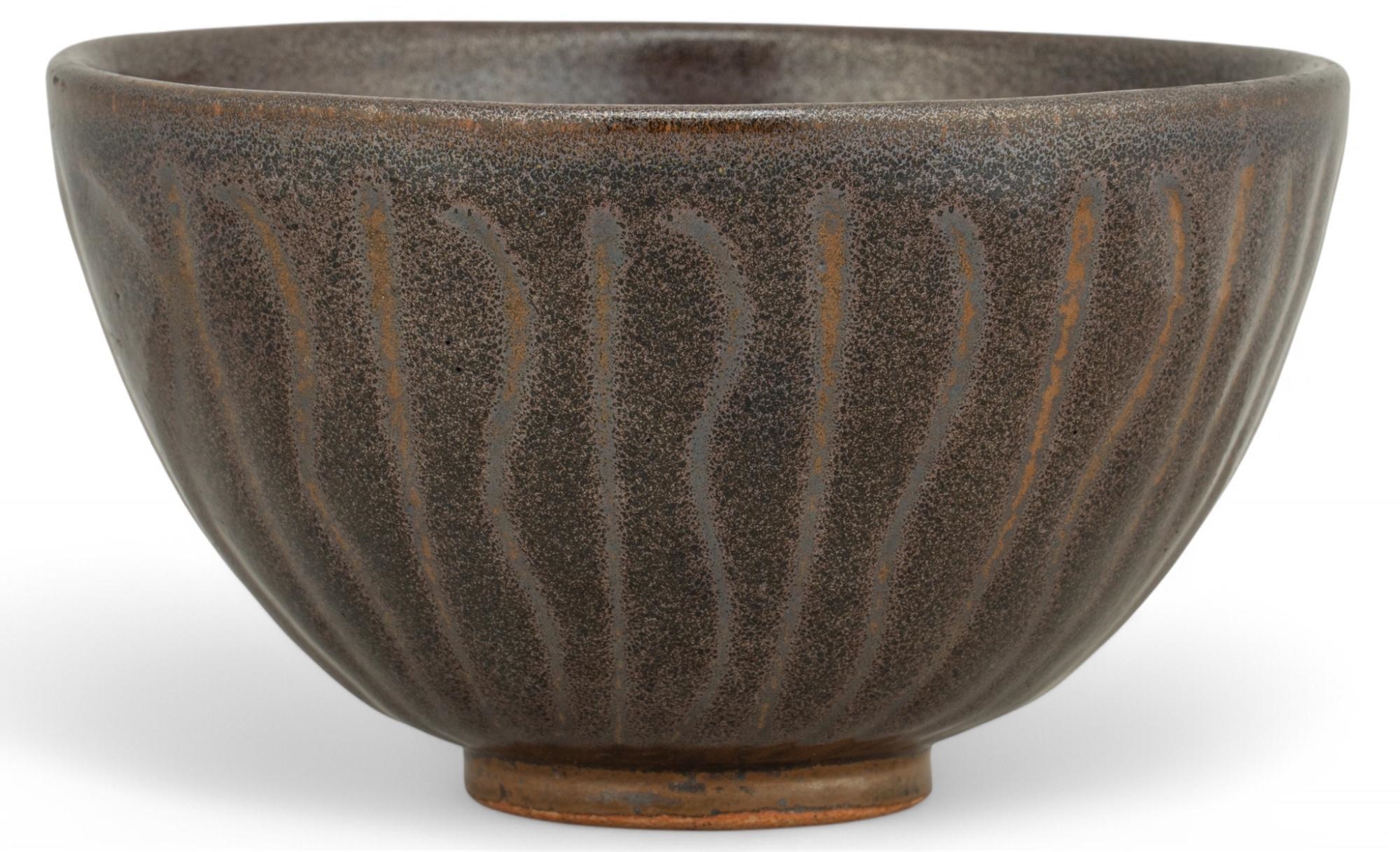 Harding Black | Bowl with Oil Spot Glaze | MutualArt