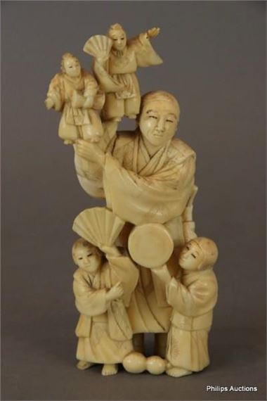 Japanese School, 20th Century | A JAPANESE IVORY OKIMONO (Circa 1900 ...