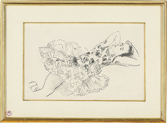Henri Matisse | Danseuse couchée from DIX DANSEUSES | MutualArt