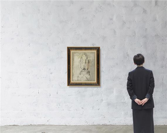 Jean Jansem | Femme assise | MutualArt