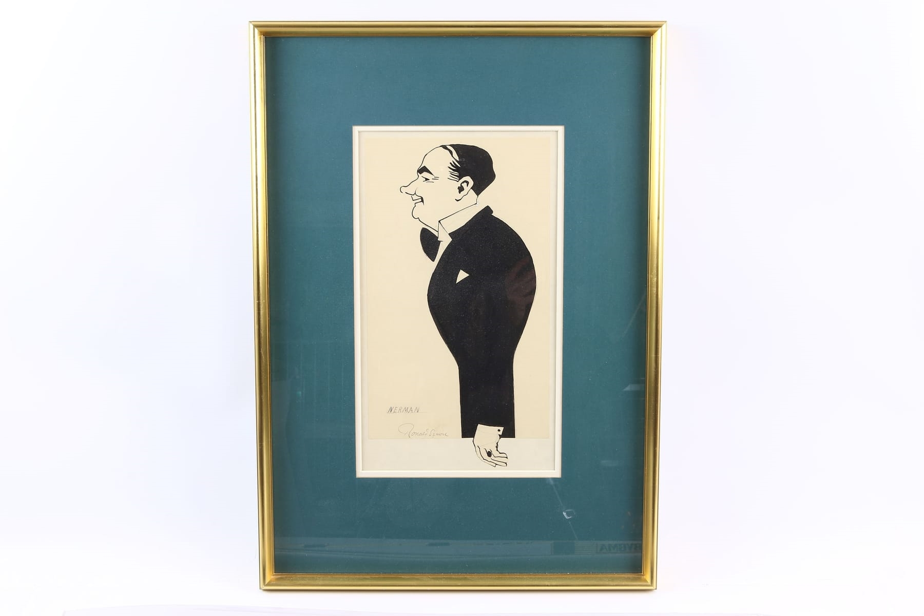 Einar Nerman | Karikatyr av den brittiske skådespelaren Ronald Squire ...