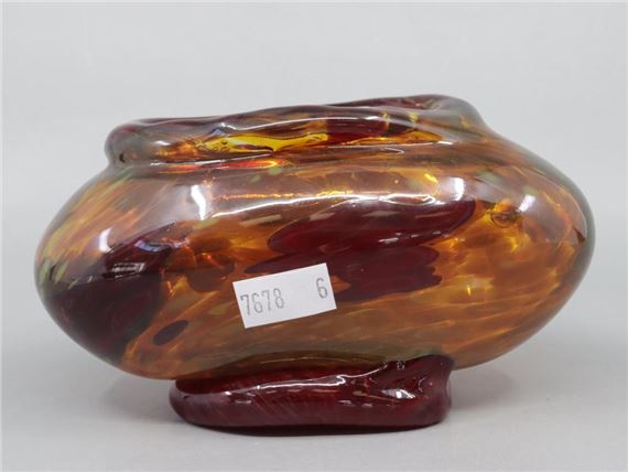 Colin Heaney | UNUSUAL COLIN HEANEY ART GLASS PROFILATED GLOBULAR FORM ...