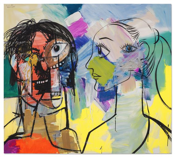 George Condo | Artist and Muse (2015) | MutualArt