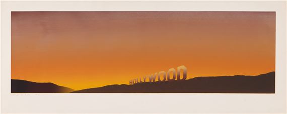 Ed Ruscha | Hollywood (1968) | MutualArt