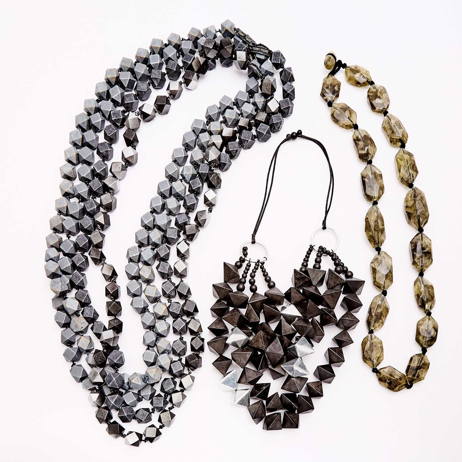 Three | Group of Three Fashion Costume Necklaces | MutualArt