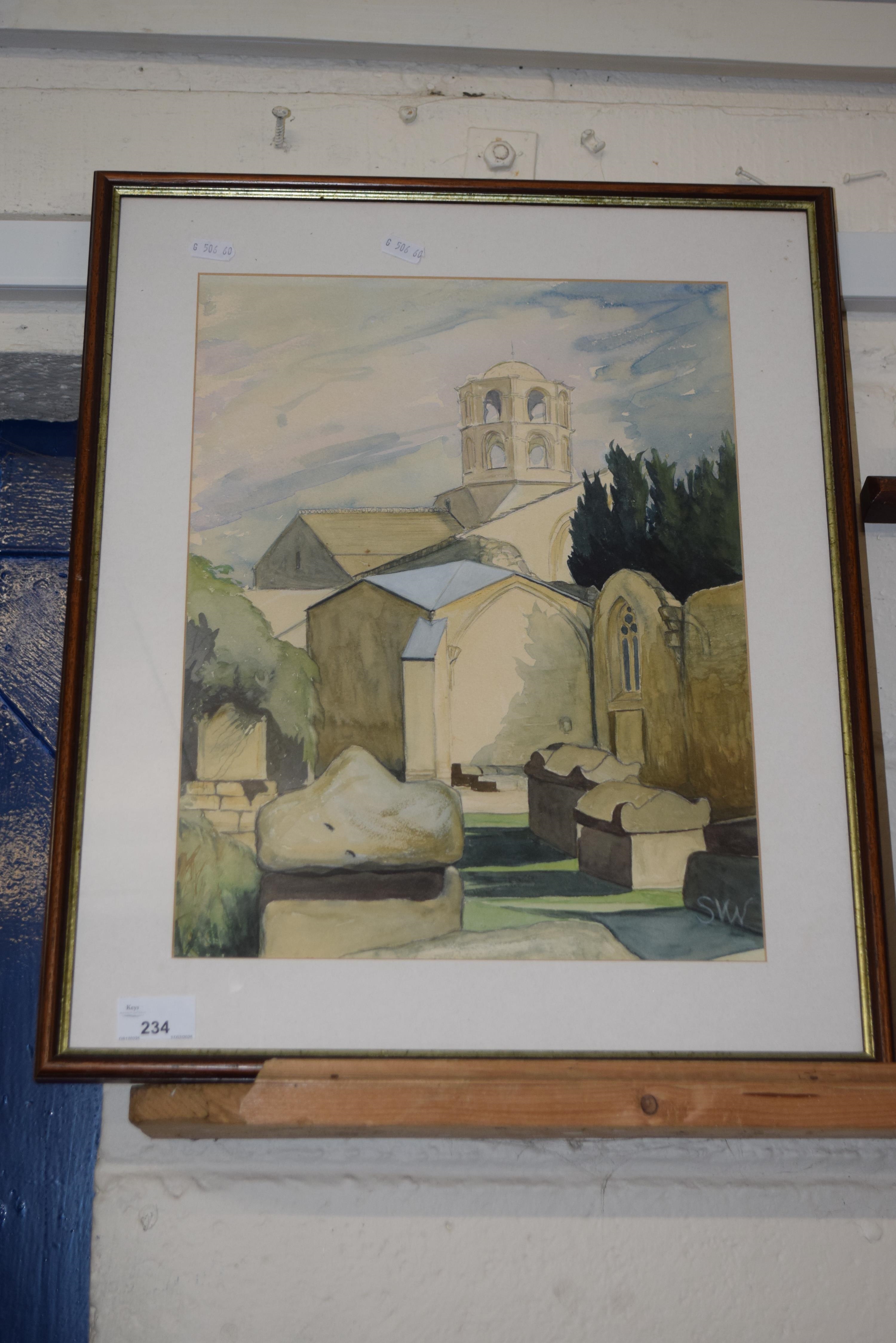 Susan White | Susan White - Study of Alyscamps Church | MutualArt