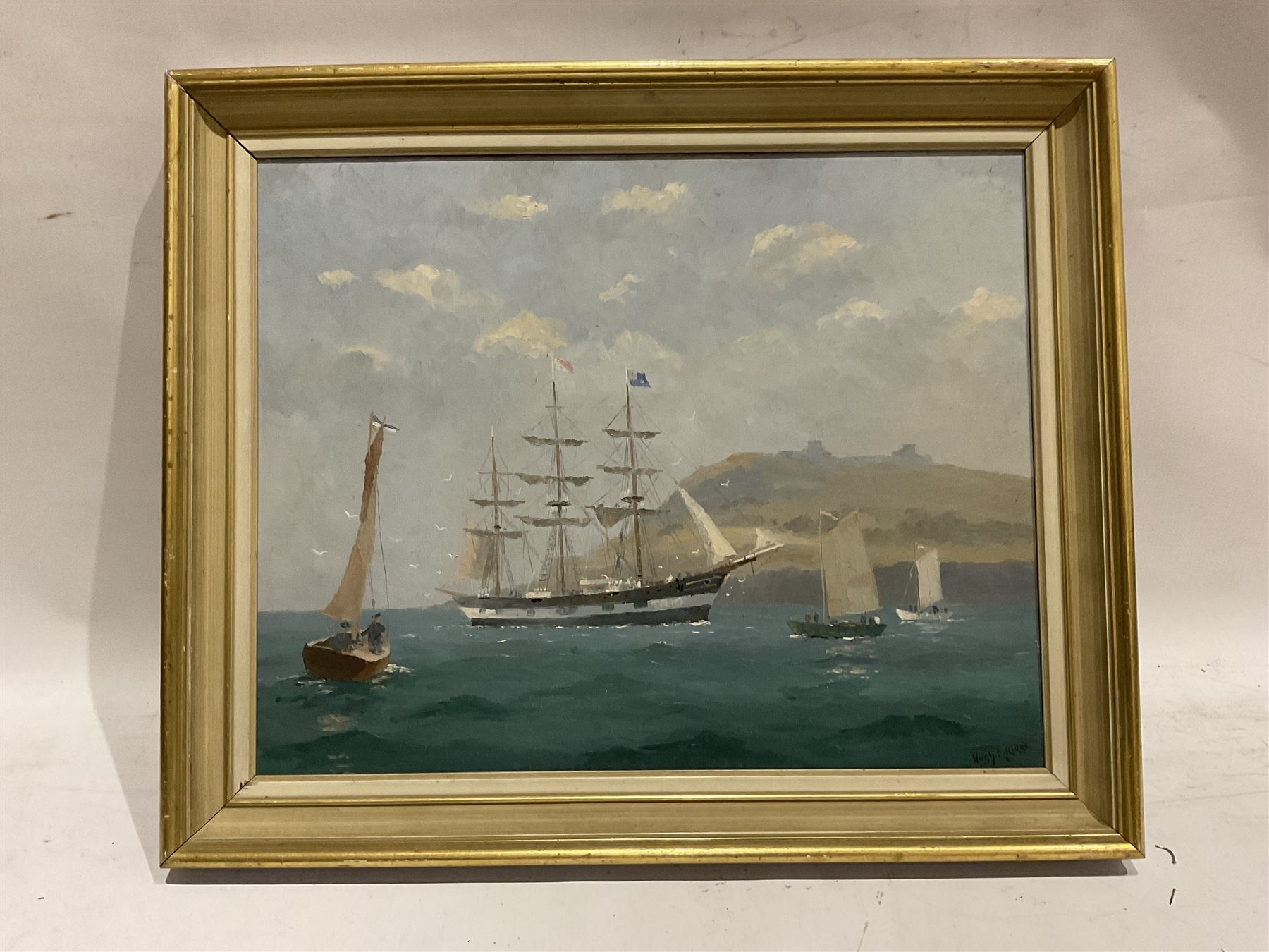 Hugh Edward Ridge | One of the old Falmouth Packets | MutualArt
