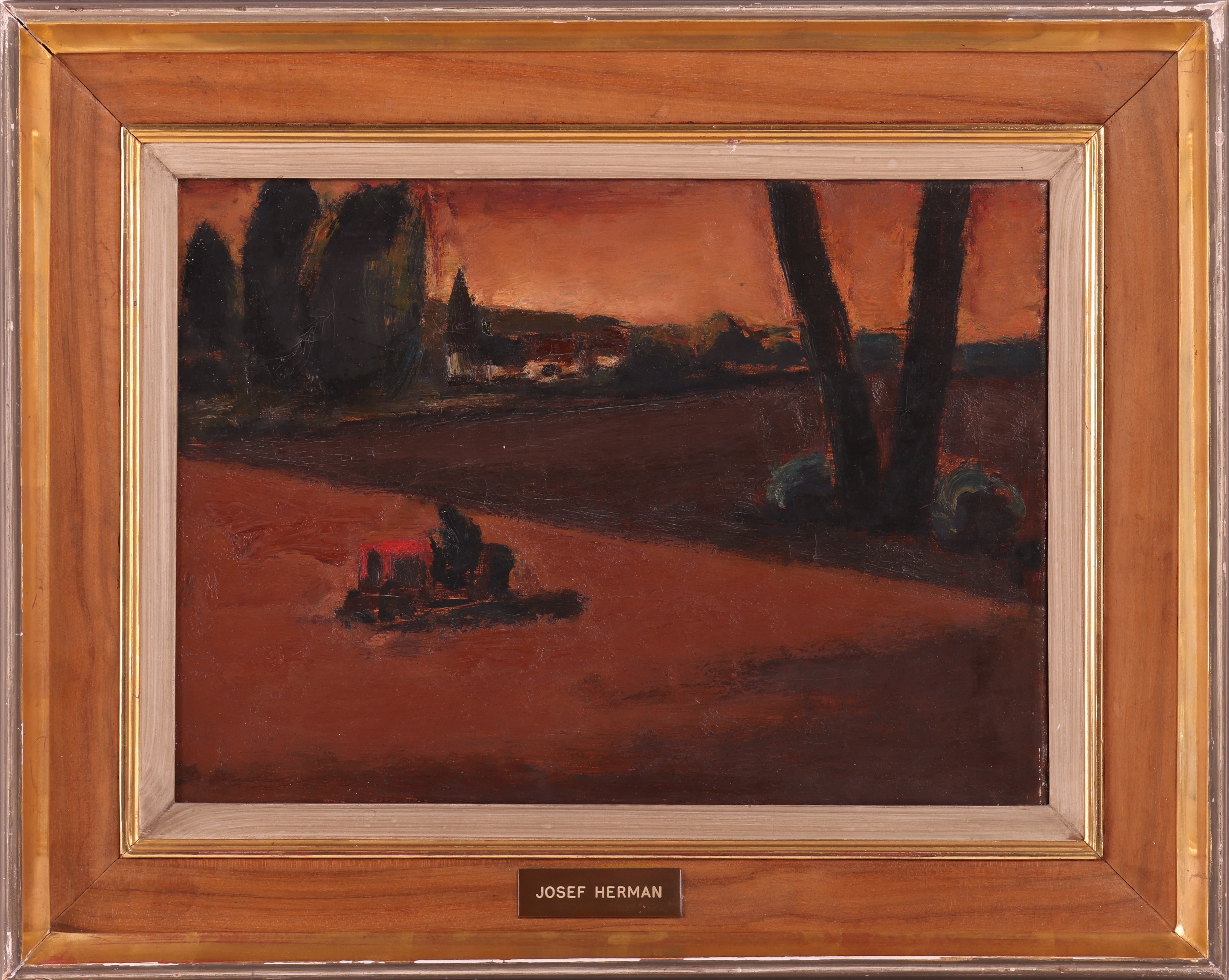 Josef Herman | 25.5 x 35.5 cm (1963) | MutualArt