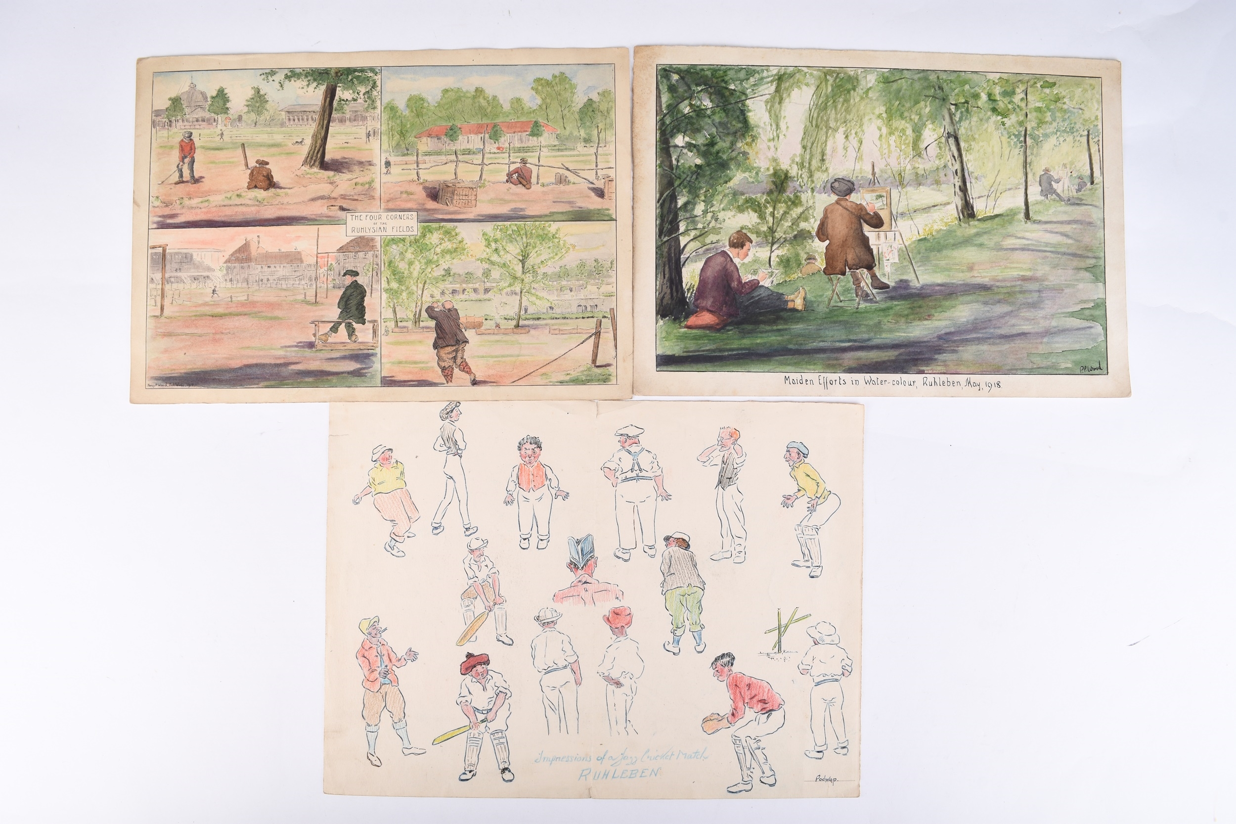 Percy P. Wood | Ruhleben internment camp | MutualArt