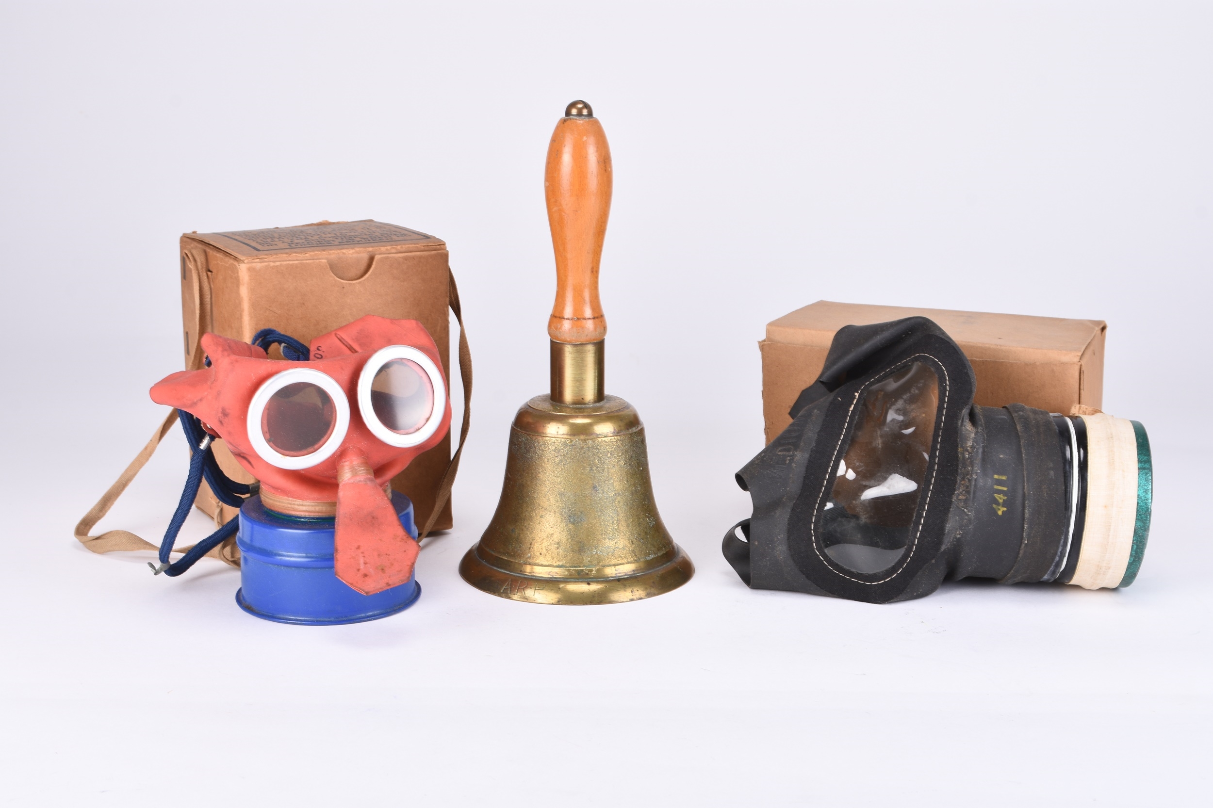 Civilian | WW2 Child's Mickey Mouse respirator, civilian adult gas mask ...