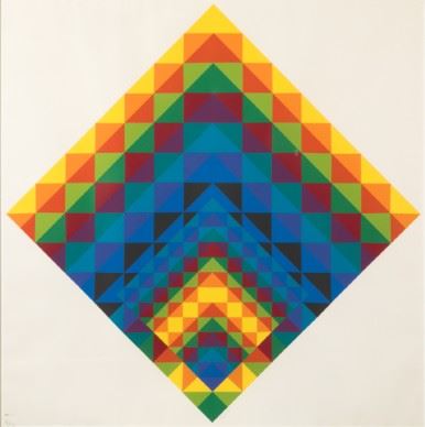 Herbert Bayer | Chromatic Triangulation (1968) | MutualArt