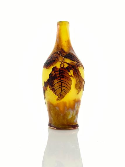 Muller Freres | MULLER FRERES LUNEVILLE CAMEO ART GLASS BUD VASE (1595 ...
