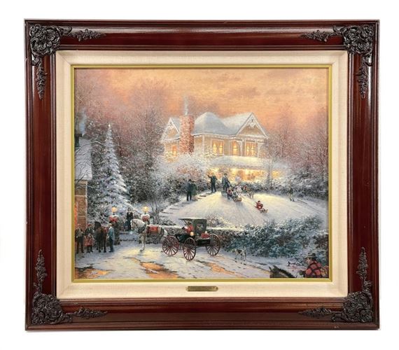 Thomas Kinkade | MASTER EDITION! THOMAS KINKADE VICTORIAN CHRISTMAS II ...
