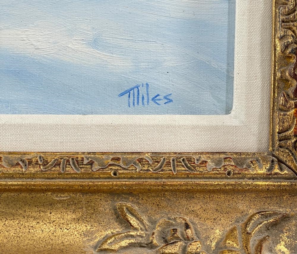 Matthew Miles | MATTHEW MILES LAKESIDE VIEW OIL ON CANVAS | MutualArt