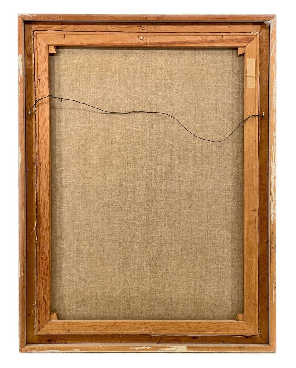 Henri Francois | HENRI FRANCOIS ABSTRACT OIL ON CANVAS (1043) | MutualArt