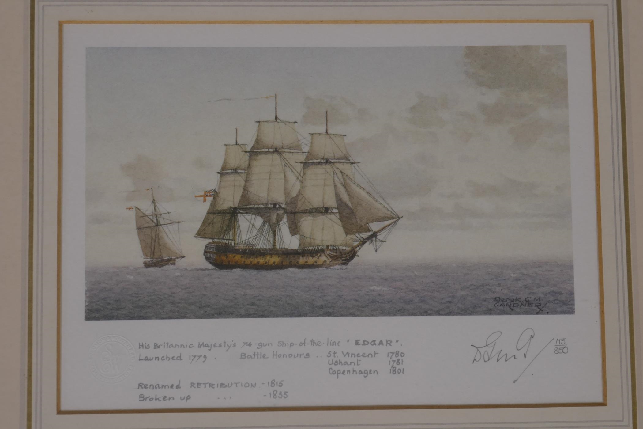 Derek Gardner | set of four limited edition prints of C19th battle ...