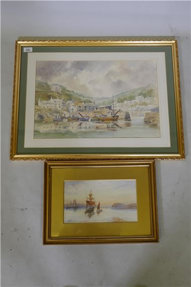 Peter J. Burke | South Coast Fishing port | MutualArt