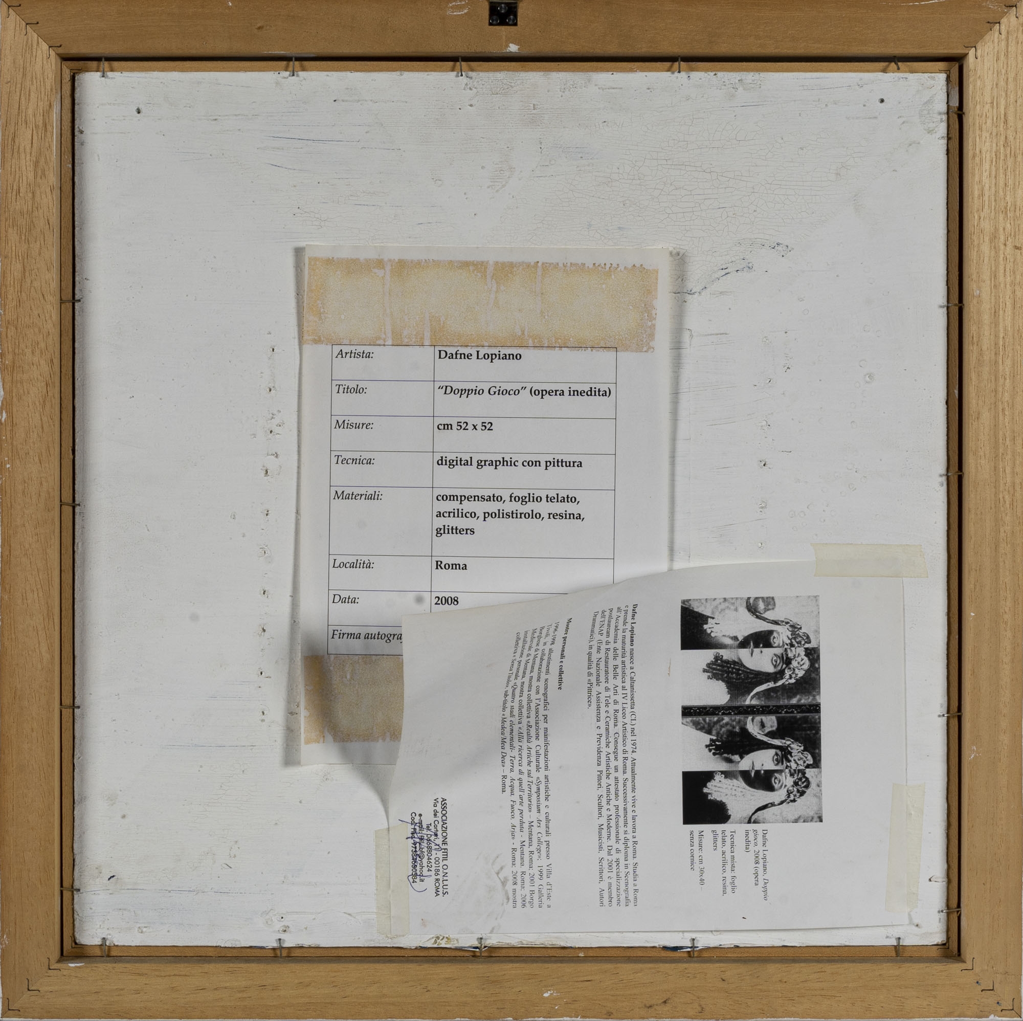 Dafne Lopiano | Doppio gioco (2008) | MutualArt