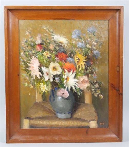 Marcel Dyf | Flowers at the Alsatian Pitcher (1955) | MutualArt