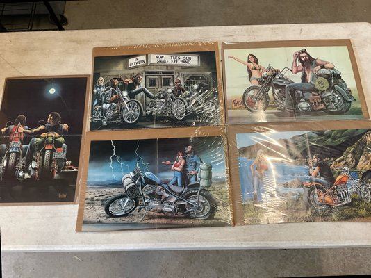 David Mann | Five Easyriders Magazine Posters by David Mann | MutualArt