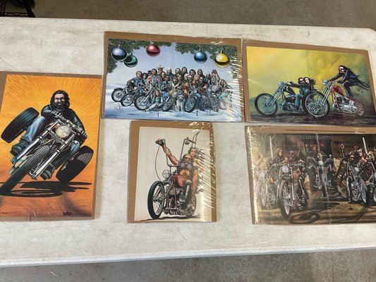 David Mann | Five Easyriders Magazine Posters by David Mann | MutualArt