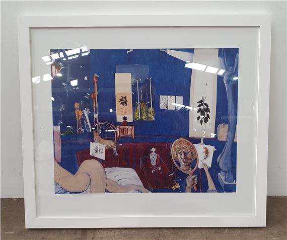 Brett Whiteley | Self Portrait in the Studio | MutualArt