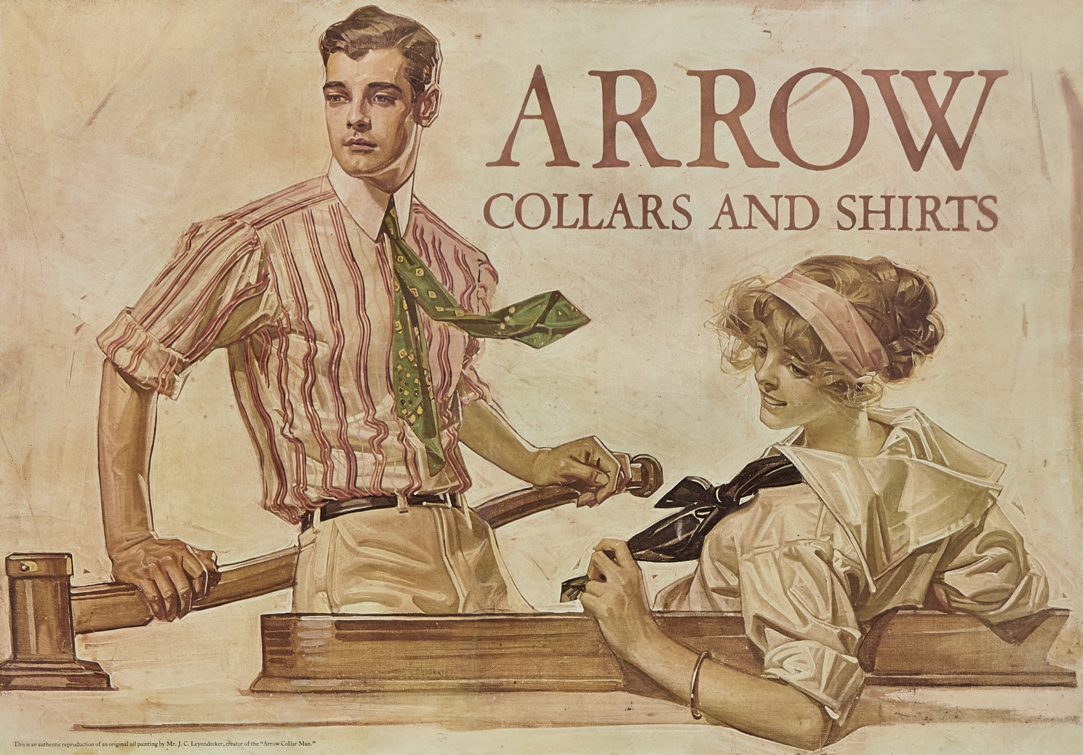 Joseph Christian Leyendecker | JOSEPH CHRISTIAN LEYENDECKER Arrow collars and shirts 1900 circa ...