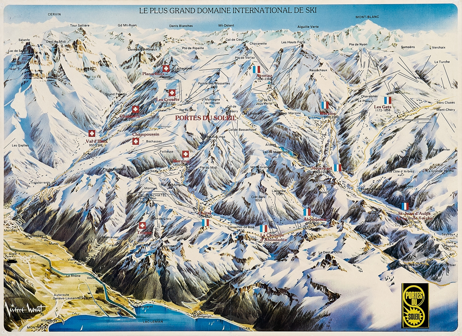 Pierre Novat | PORTES DU SOLEIL (1974) | MutualArt