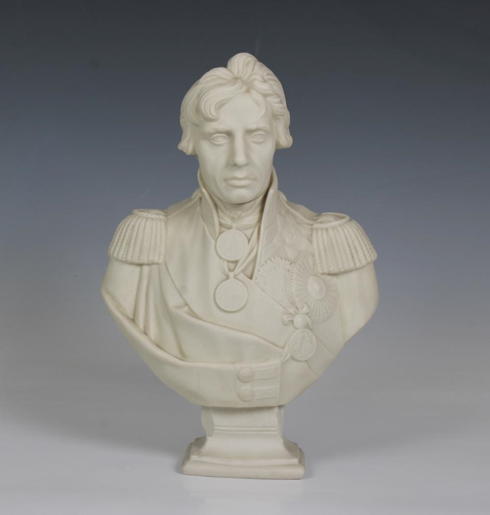 Admiral Lord Nelson | A Copeland Parian ware bust of Admiral Lord ...