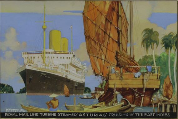 Kenneth D. Shoesmith | Royal Mail Line Turbine Steamer 'Asturias ...