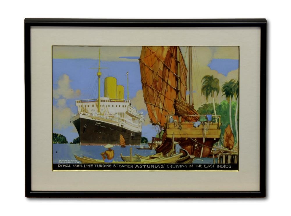 Kenneth D. Shoesmith | Royal Mail Line Turbine Steamer 'Asturias ...