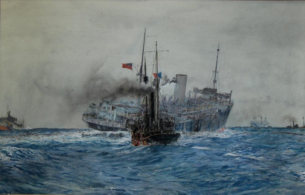 Kenneth D. Shoesmith | Unsuccessful submarine attack on R.M.S.P ...