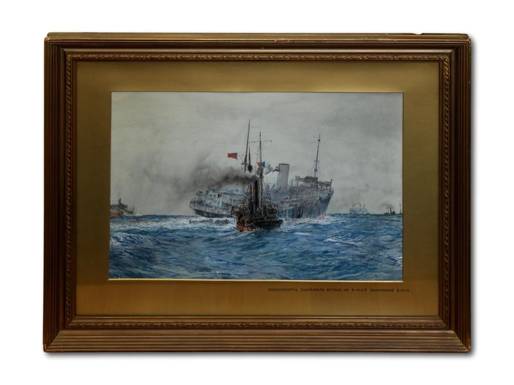 Kenneth D. Shoesmith | Unsuccessful submarine attack on R.M.S.P ...