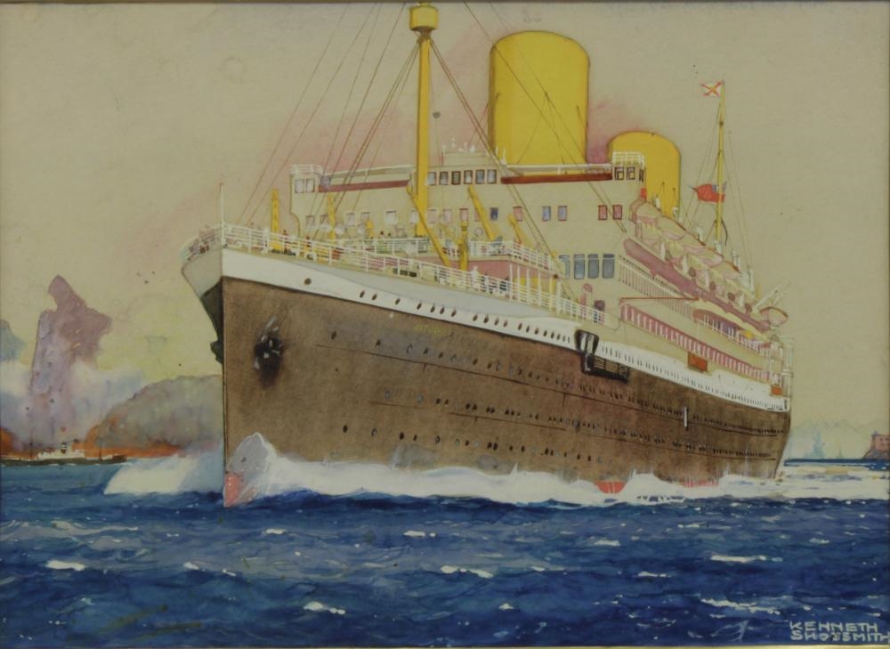Kenneth D. Shoesmith | Royal Mail Line Turbine Steamer 'Asturias ...