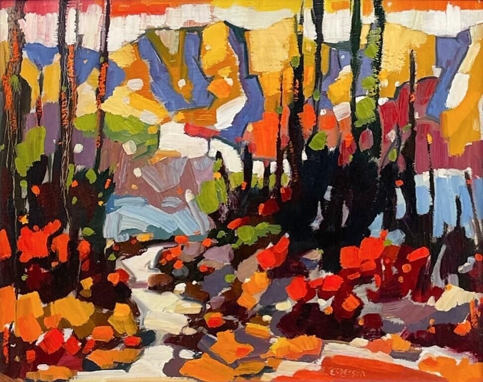 Maryanne Jespersen | 20th Century Over the Rough Stuff oil on panel 16 ...