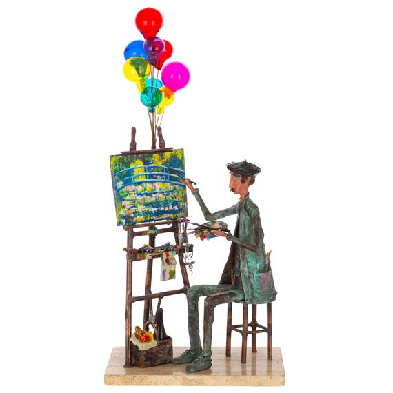 Jim Lewk | Painter with Balloons (2018) | MutualArt