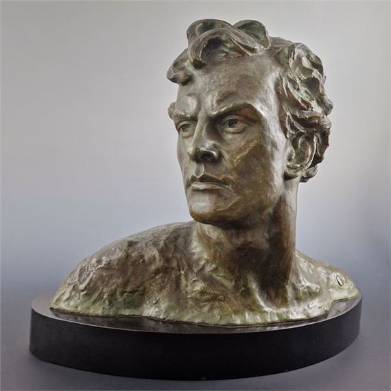 Alexandre Ouline | Bust of Jean Mermoz | MutualArt