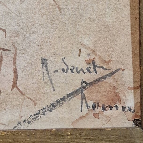 Rafael Senet | Woman with fan on balcony | MutualArt