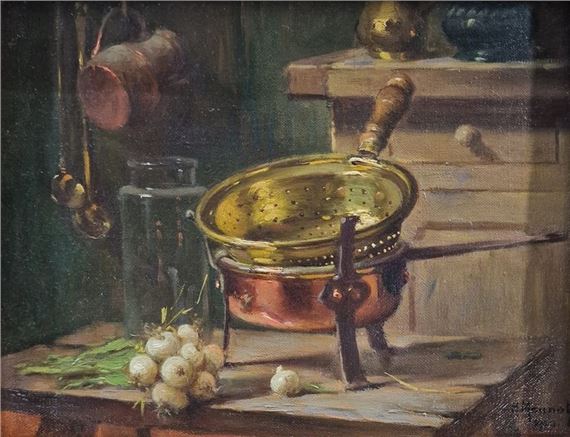 Maurice Louis Monnot | Copper and onions | MutualArt