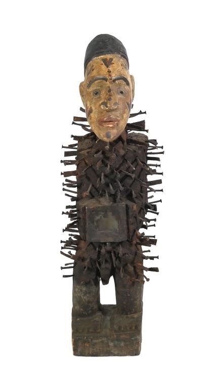 Nkisi | AFRICAN POWER FIGURE VINTAGE | MutualArt