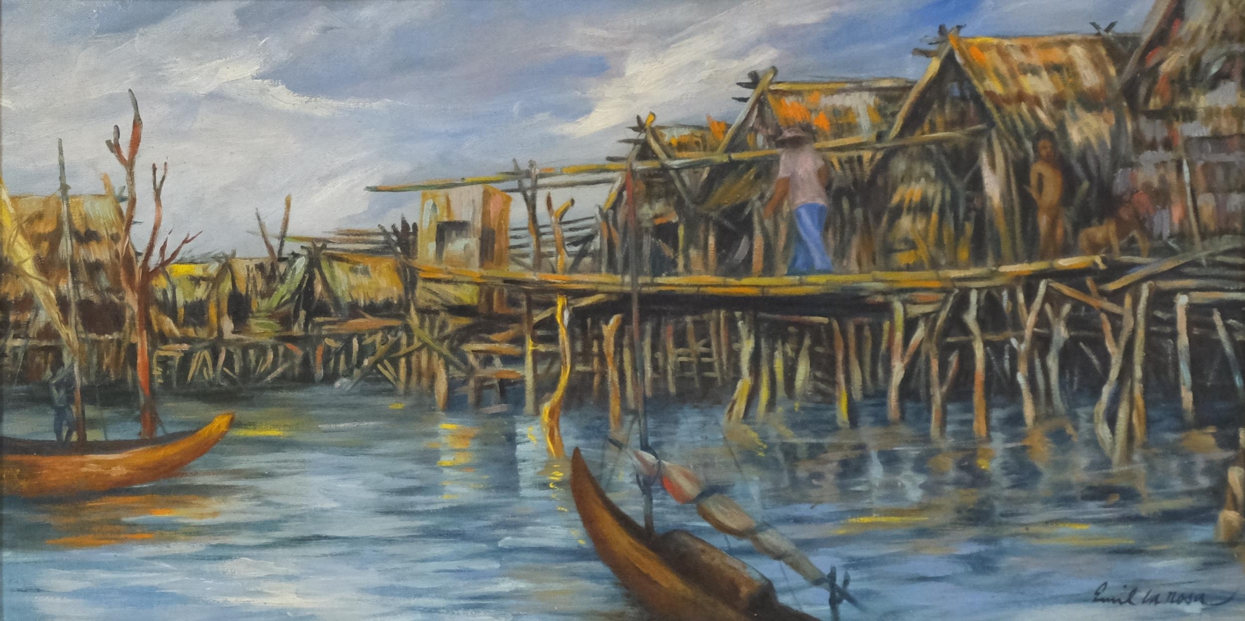 Emil la Rosa | Stilted Huts | MutualArt